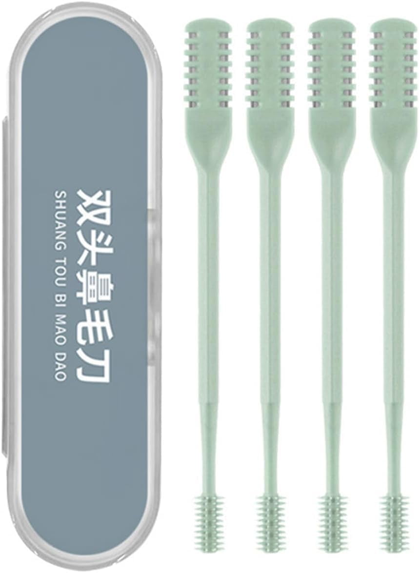 2-in-1 Nasal Hair Cutter, 2025 Upgrade Double Sided Nose Hair Blade 360 ...