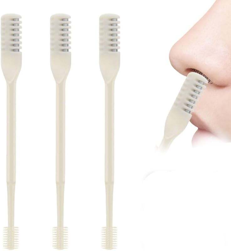 2-in-1 Nasal Hair Cutter, 2025 Upgrade Double Sided Nose Hair Knife ...