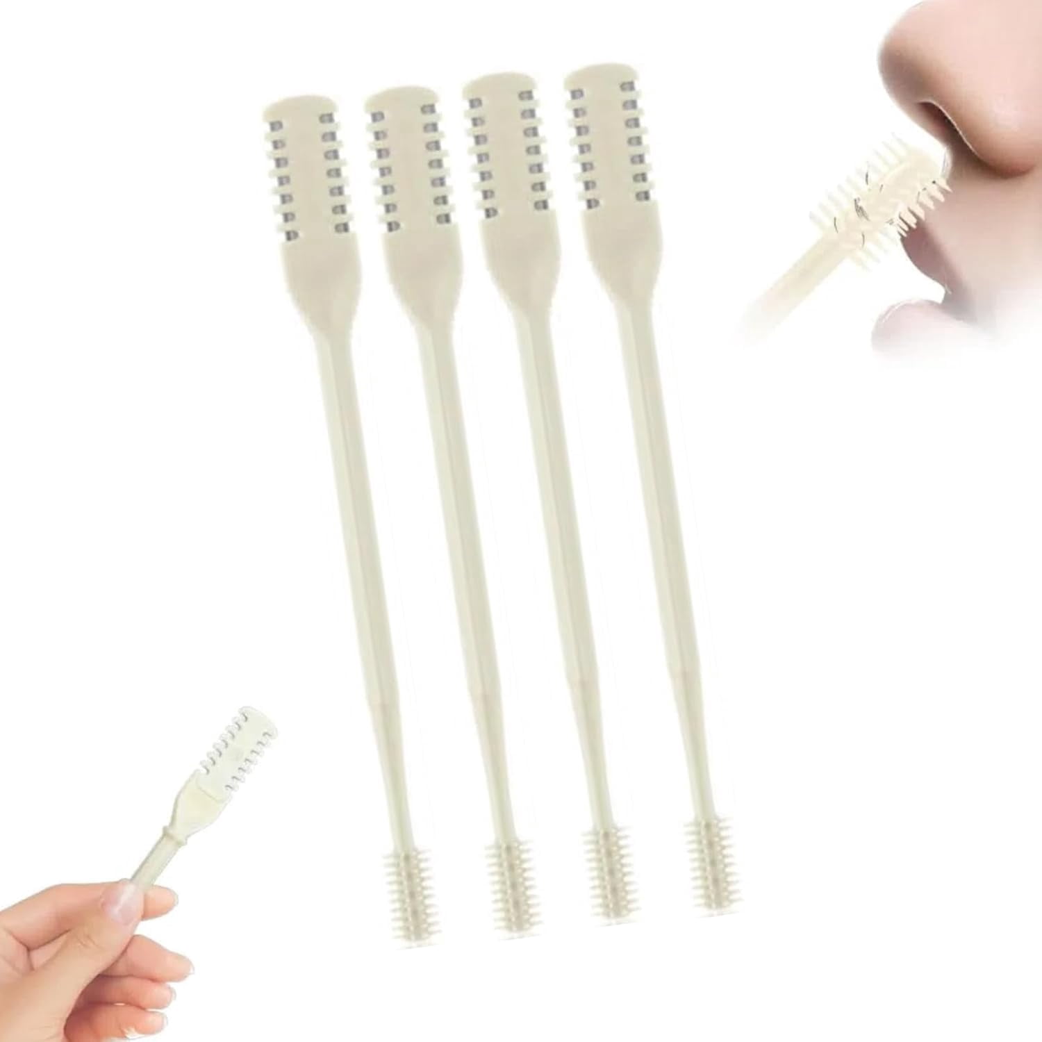 2-in-1 Nasal Hair Cutter, 2025 Upgrade Double Sided Nose Hair Knife ...