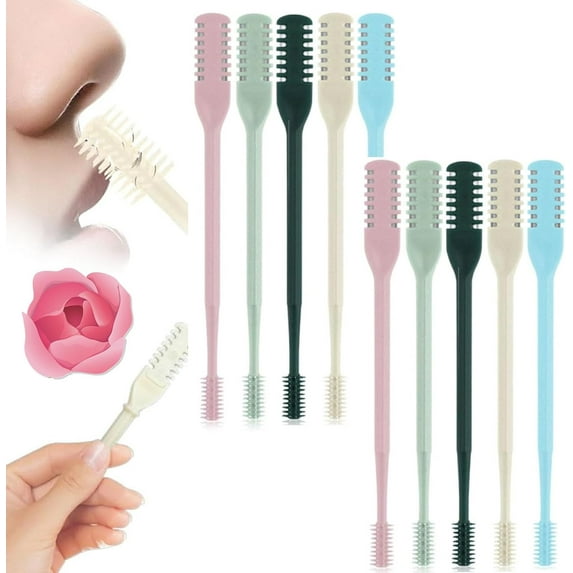 2-in-1 Nasal Hair Cutter, 2025 Upgraded Double Sided Nose Hair Knife ...