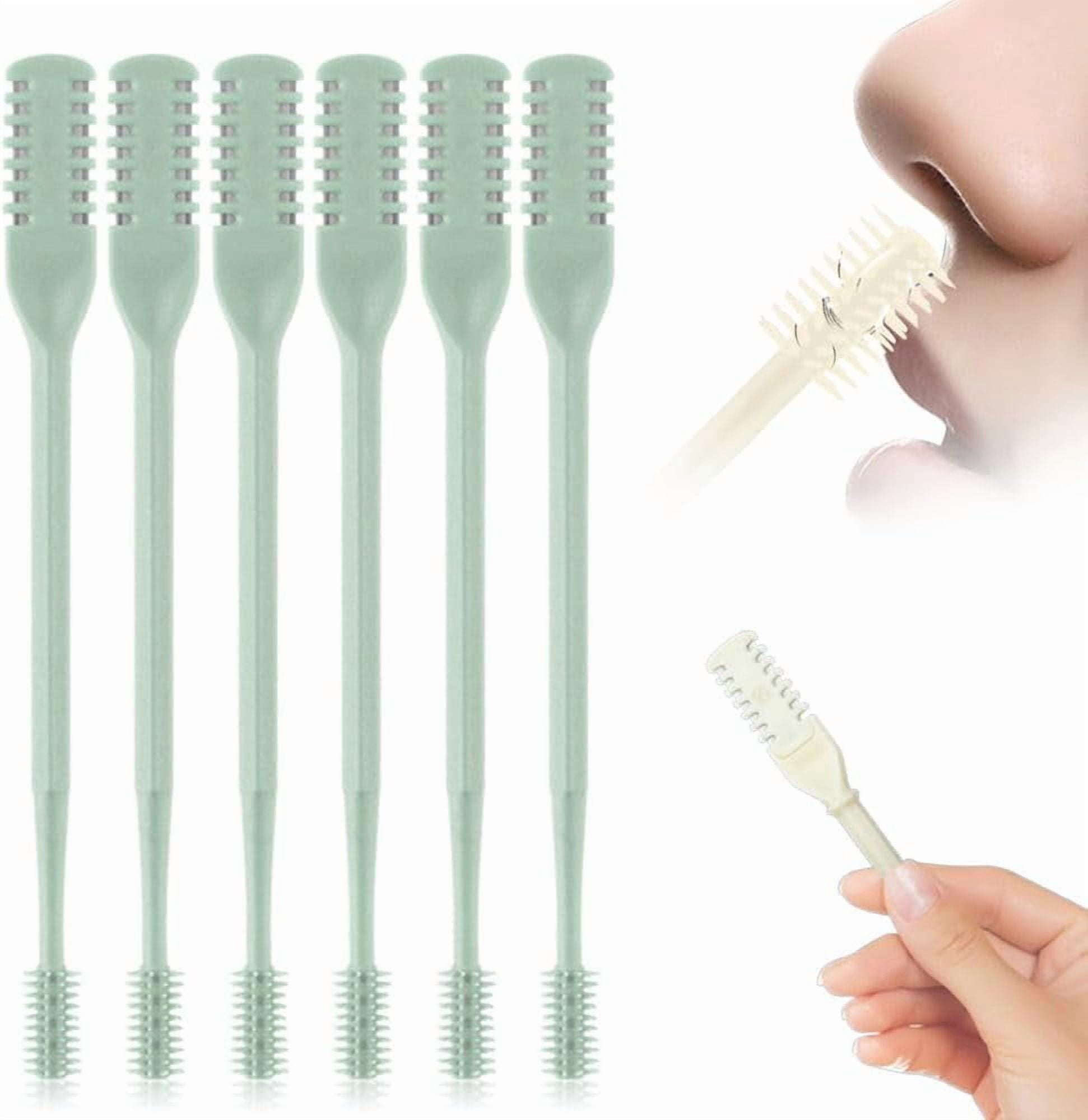 2-in-1 Nasal Hair Cutter, Double-Sided 360° Rotating Manual Nose Hair ...