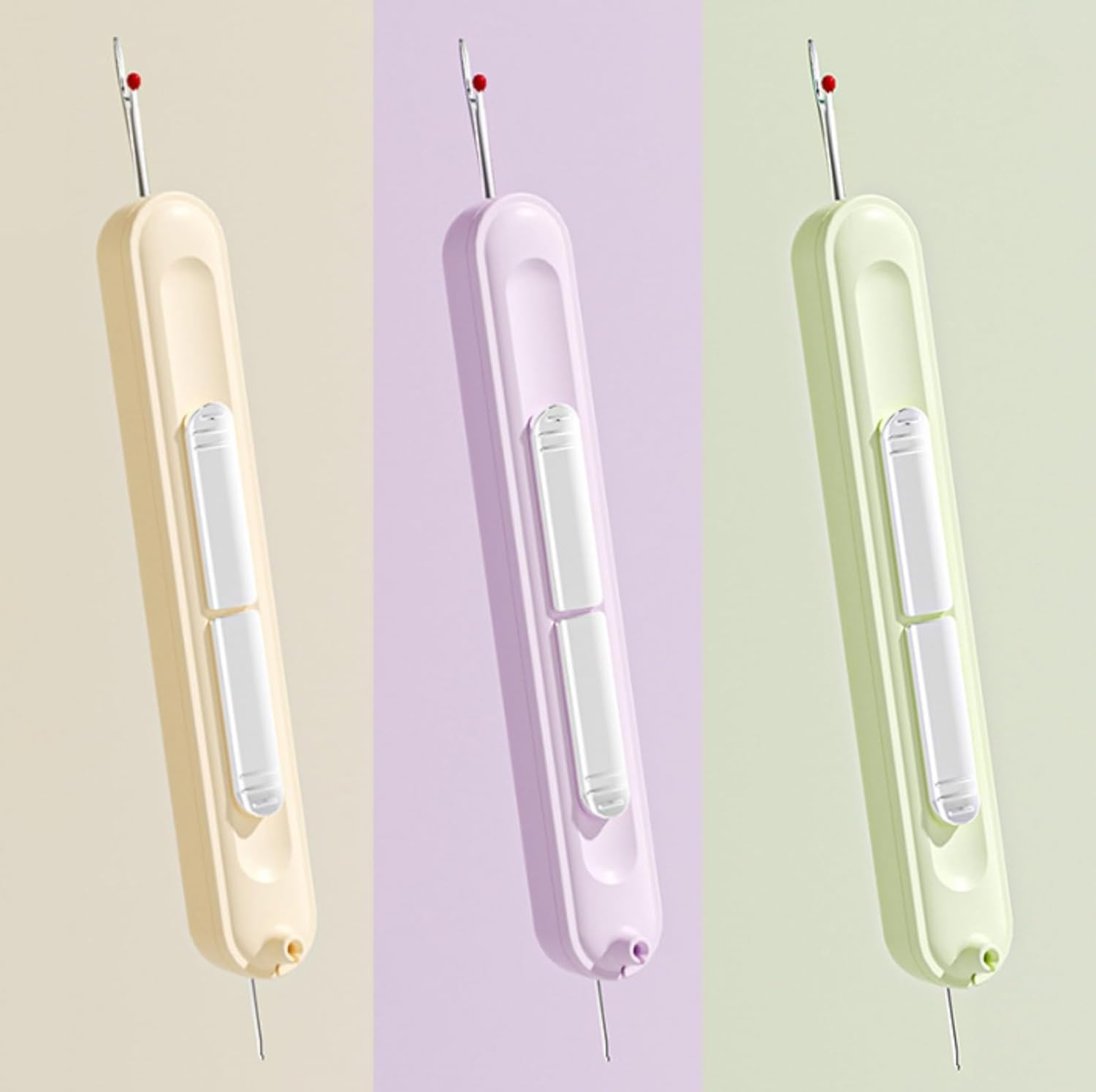 2 in 1 Needle Threader Seam Ripper Tool, Upgraded Automatic Needle ...