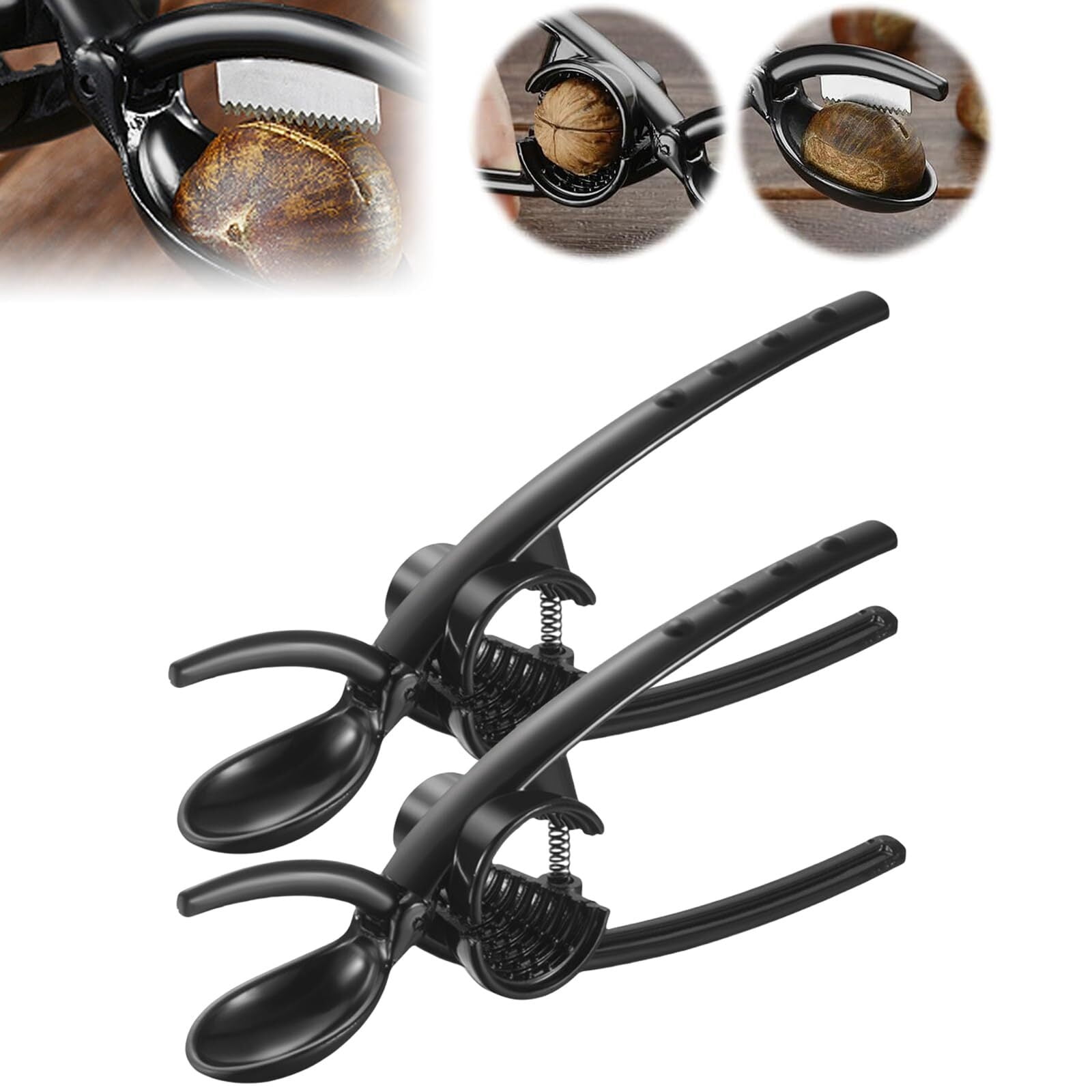 2-in-1 Nut Cracker Walnut, 2025 Upgrade Easy Cracking Nut Crackers for ...