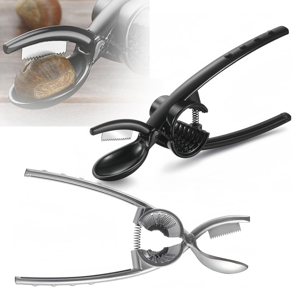 2-in-1 Nut Cracker Walnut,2025 Upgrade Heavy Duty Nutcrackers Cracker ...