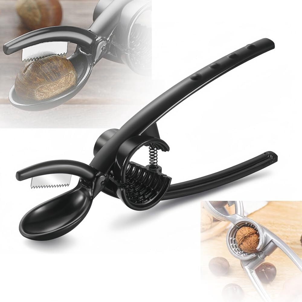 2-in-1 Nut Cracker Walnut,2025 Upgrade Heavy Duty Nutcrackers Cracker ...