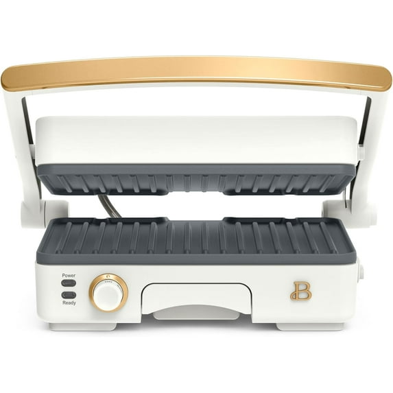 2-in-1 Panini Press and Indoor Grill, 1200W, 10.25 x 7 inch Non-Stick ...