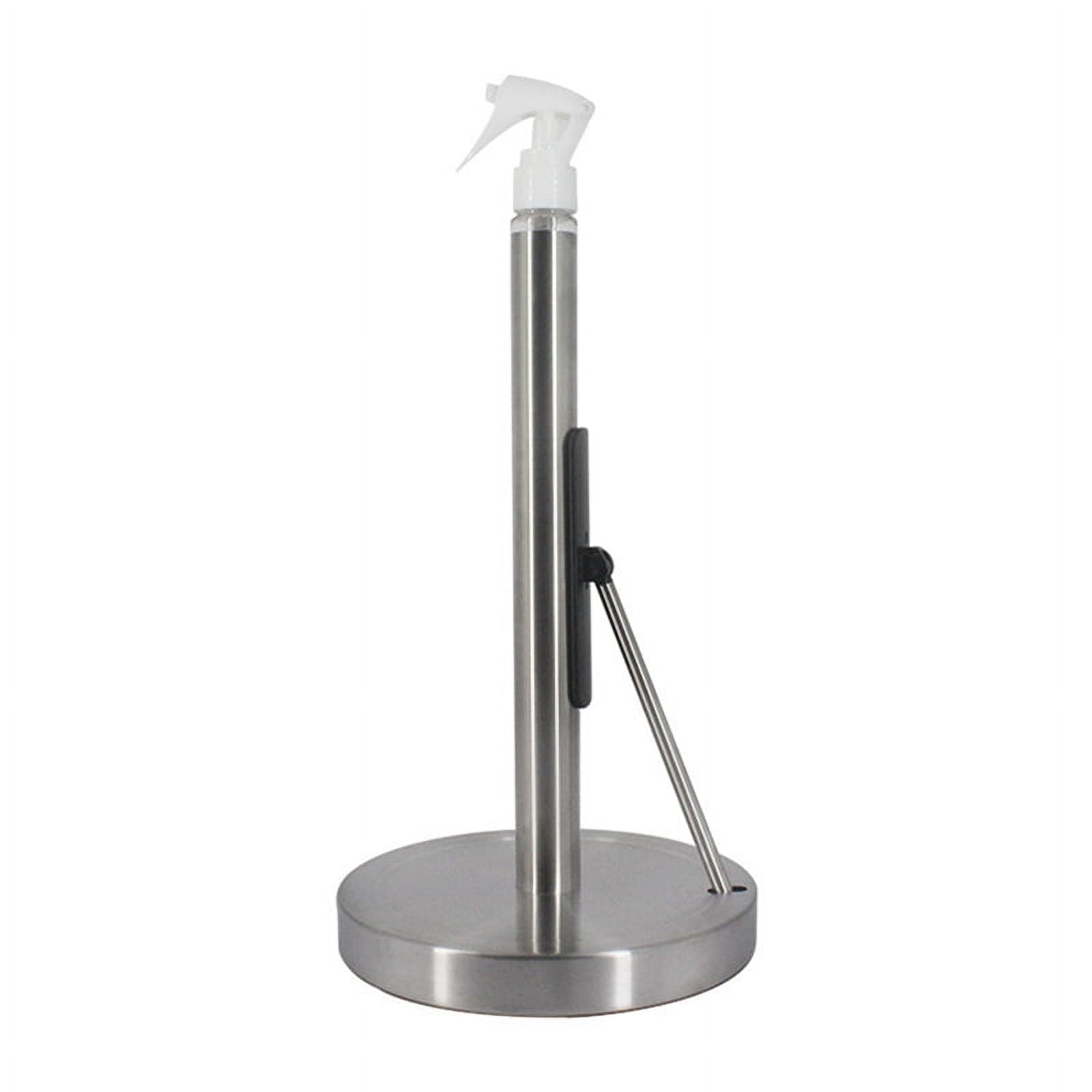 2 in 1 Paper Towel Holder with Bottle, Countertop Paper Towels Holders ...