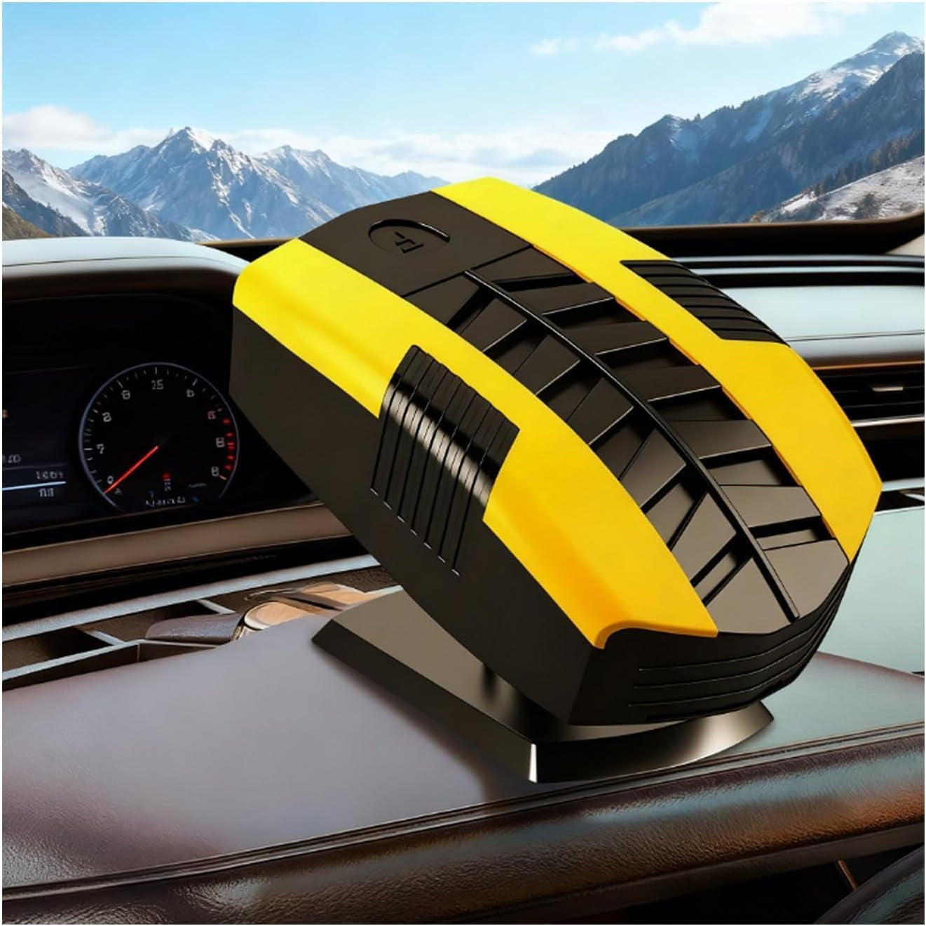 2-in-1 Portable Car Heater & Cooler Fan, 12V Fast Windshield Defroster ...
