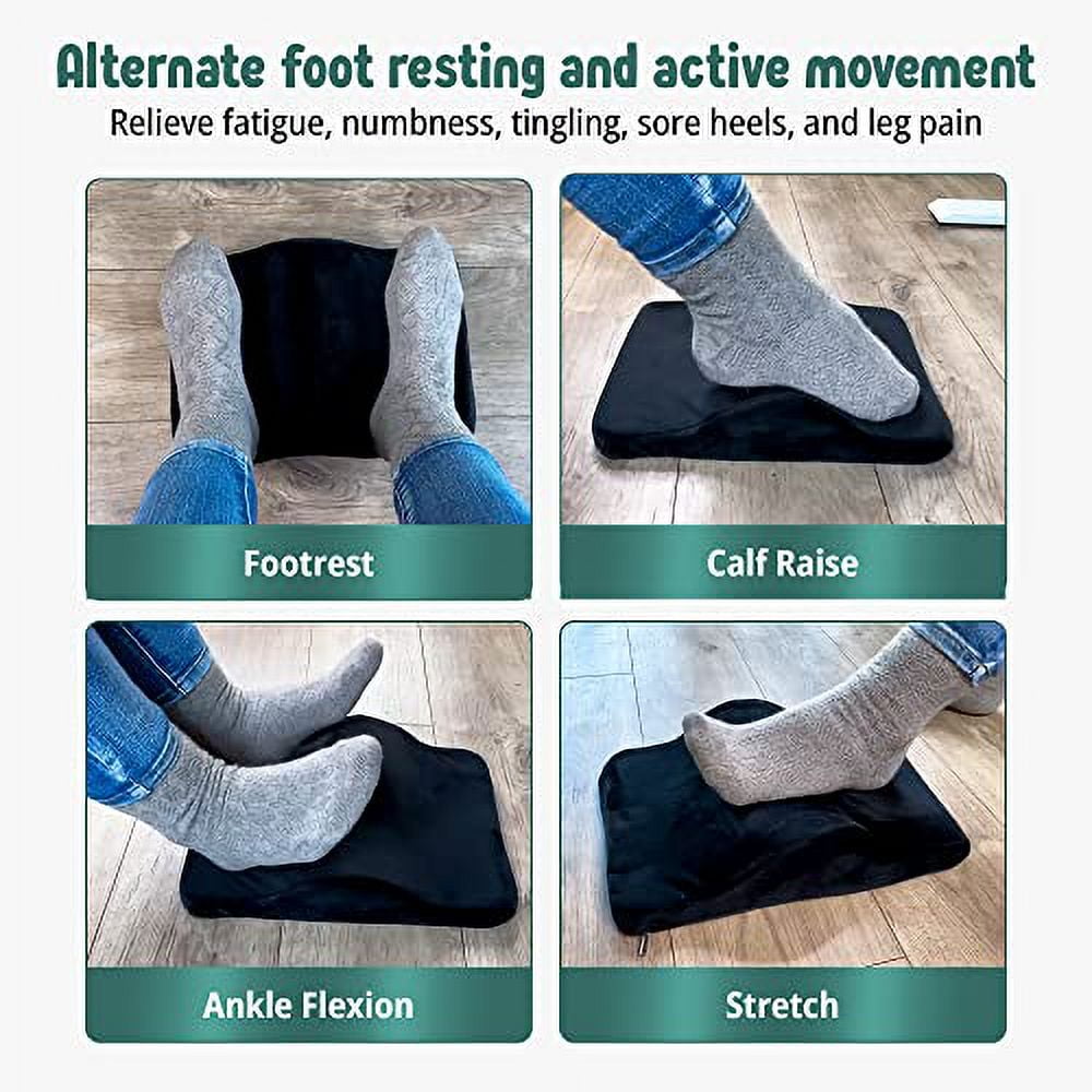2-in-1 Portable Foot Rest & Exerciser - Improve Circulation & Exercise ...