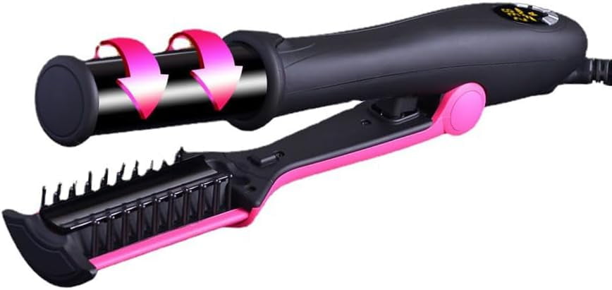 2 in 1 Professional Hair Straightener & Curler,LCD Display, 360 ...