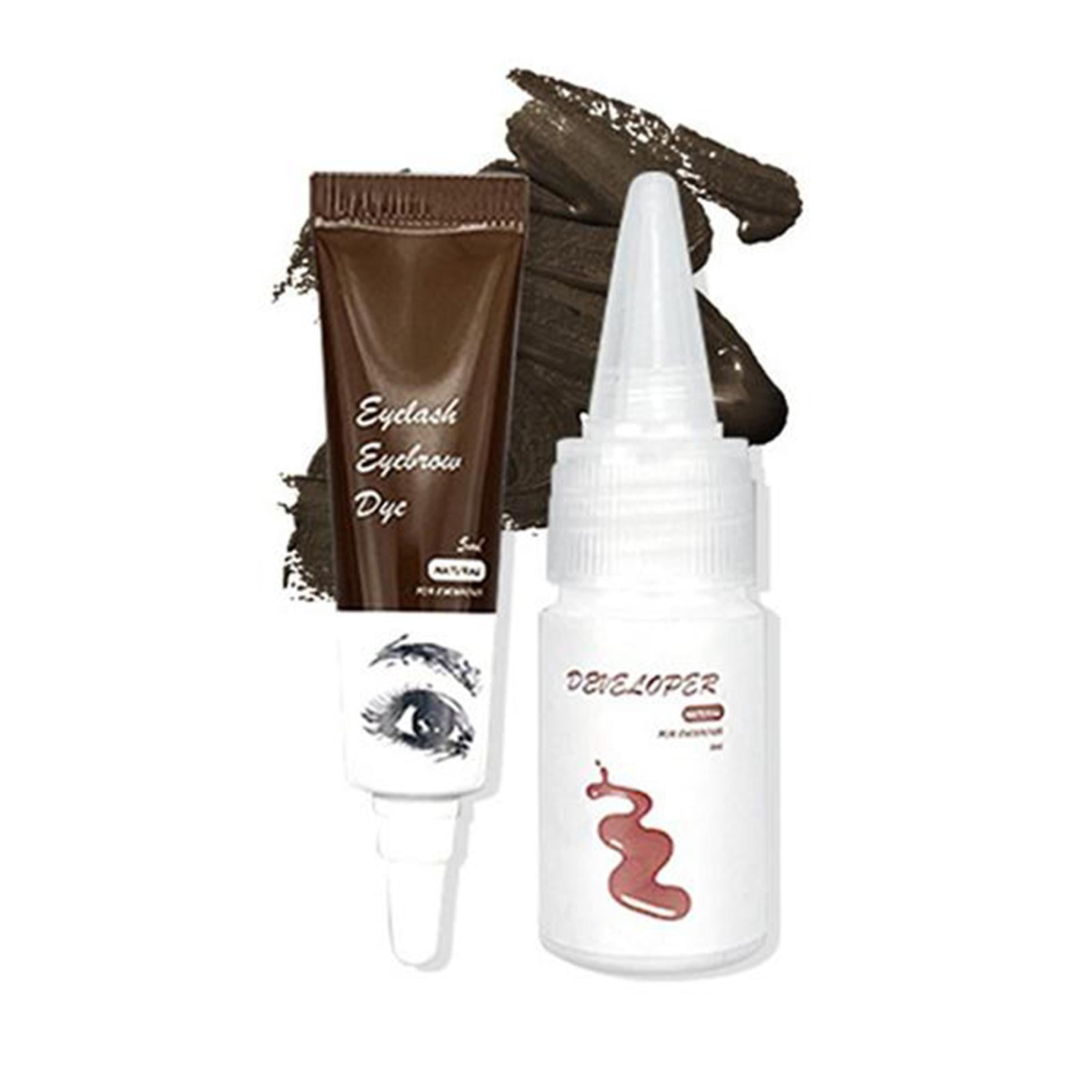 2-in-1 Professional Semi-Permanent Eyelash and Eyebrow Tint Kits DIY ...