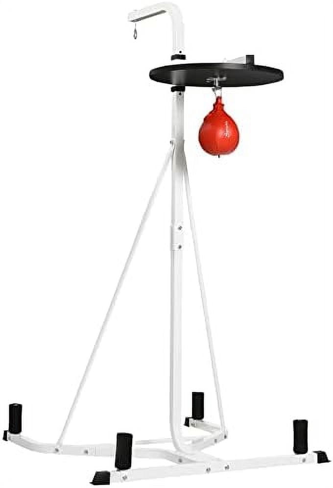 2 in 1 Punching Bag Stand, Adjustable Height Heavy Bag Stand with ...