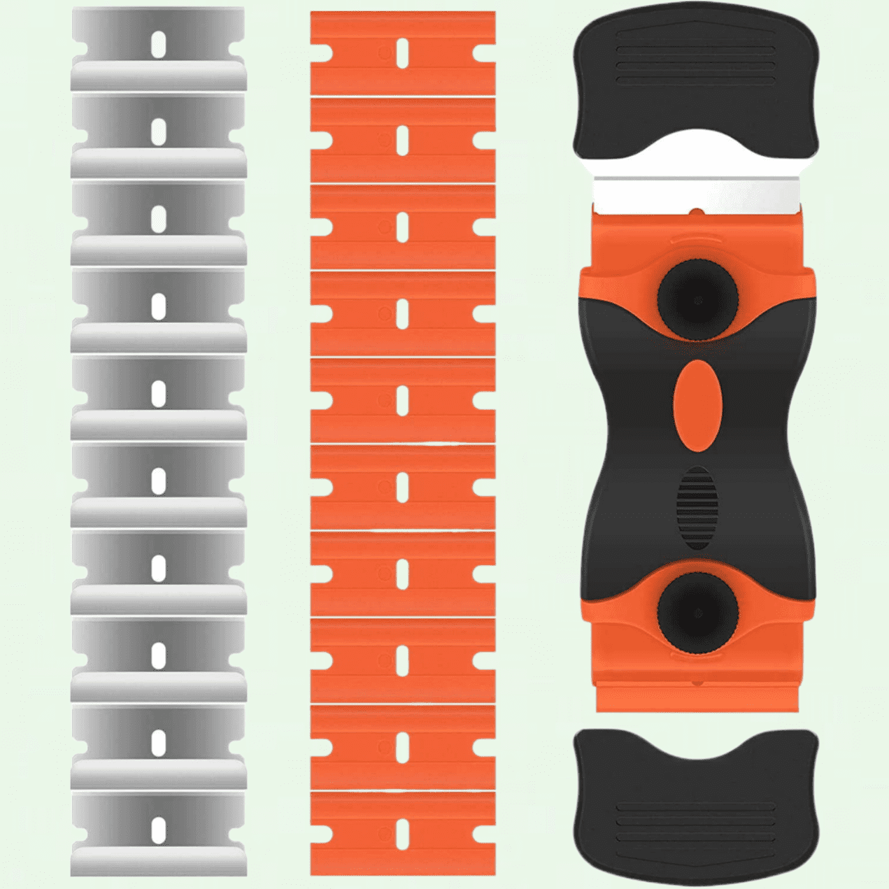 2 in 1 Razor Blade Scraper, Removal Tool for Bathroom/Kitchen/Shower ...