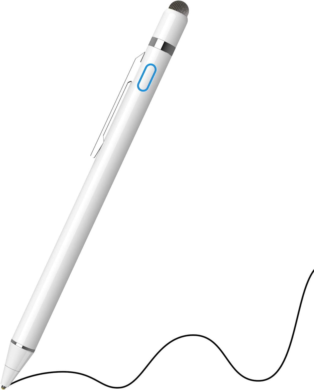 2 in 1 Rechargeable Digital Pen Fine Point Stylus for /iPad Pro/Mini ...