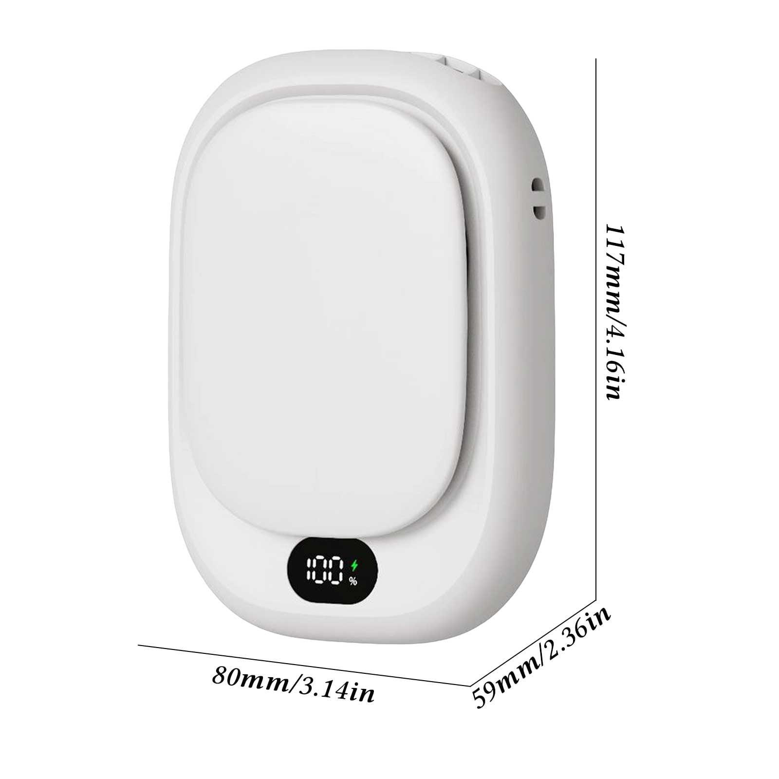 2-in-1 Rechargeable Hand Warmer Power Bank with Digital Display ...