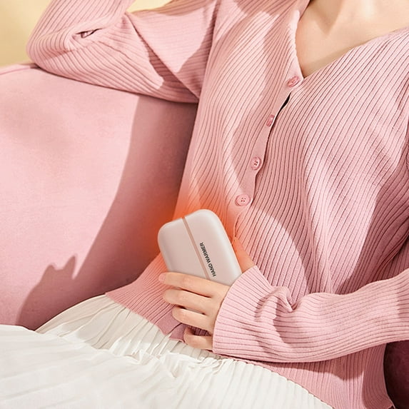 2-in-1 Rechargeable Magnetic Hand Warmer 5000mAh USB-C Power Bankes 3 ...