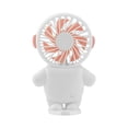2-in-1 Rechargeable Portable Handheld & Desktop Fan with Phone Holder ...