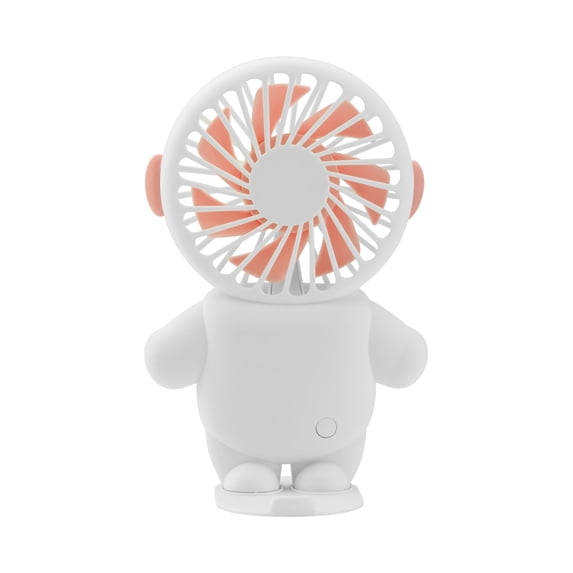 2-in-1 Rechargeable Portable Handheld & Desktop Fan with Phone Holder ...