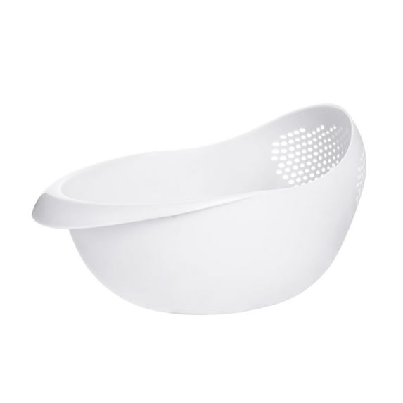 2-in-1 Rice Colander, Vegetable and Fruit Cleaning Filter Basket ...