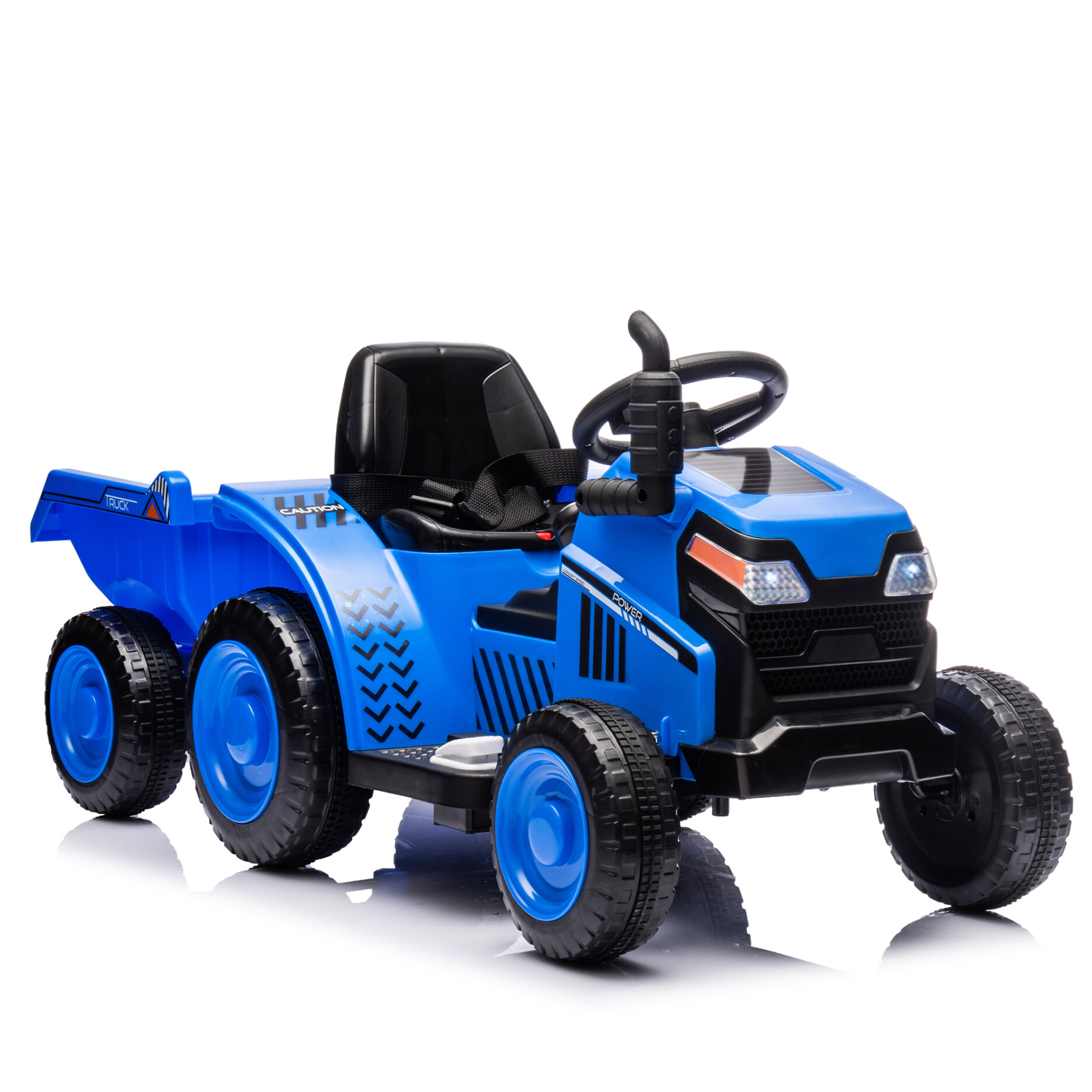 12V Kids Ride On Electric Tractor, Kids Ride On Tractor Toy, Black ...