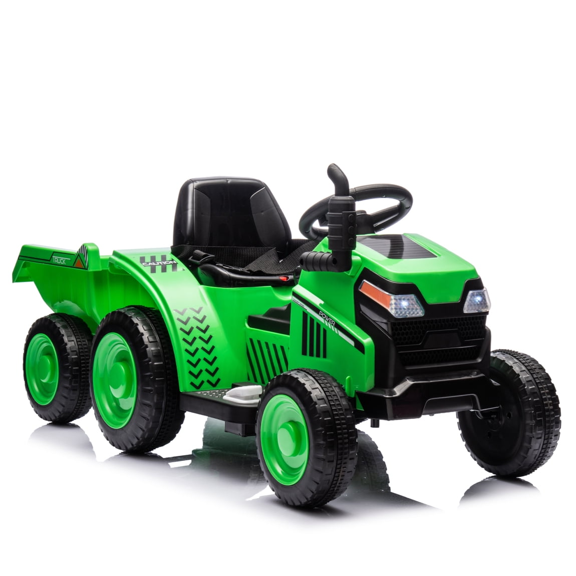 12V Kids Ride On Electric Tractor, Kids Ride On Tractor Toy, Black ...