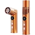 2-in-1 Rotating Fan Flashlight, 3000mAh Foldable Handheld with Digital ...