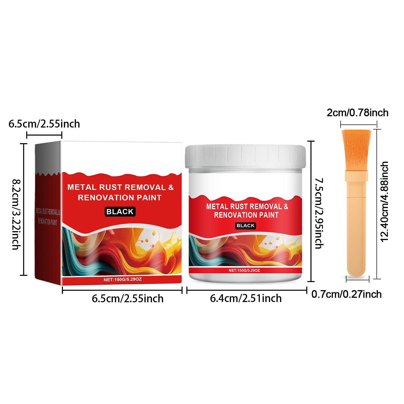 2-in-1 Rust Converter & Metal Primer Gloss, Rust Preventive Paint for ...