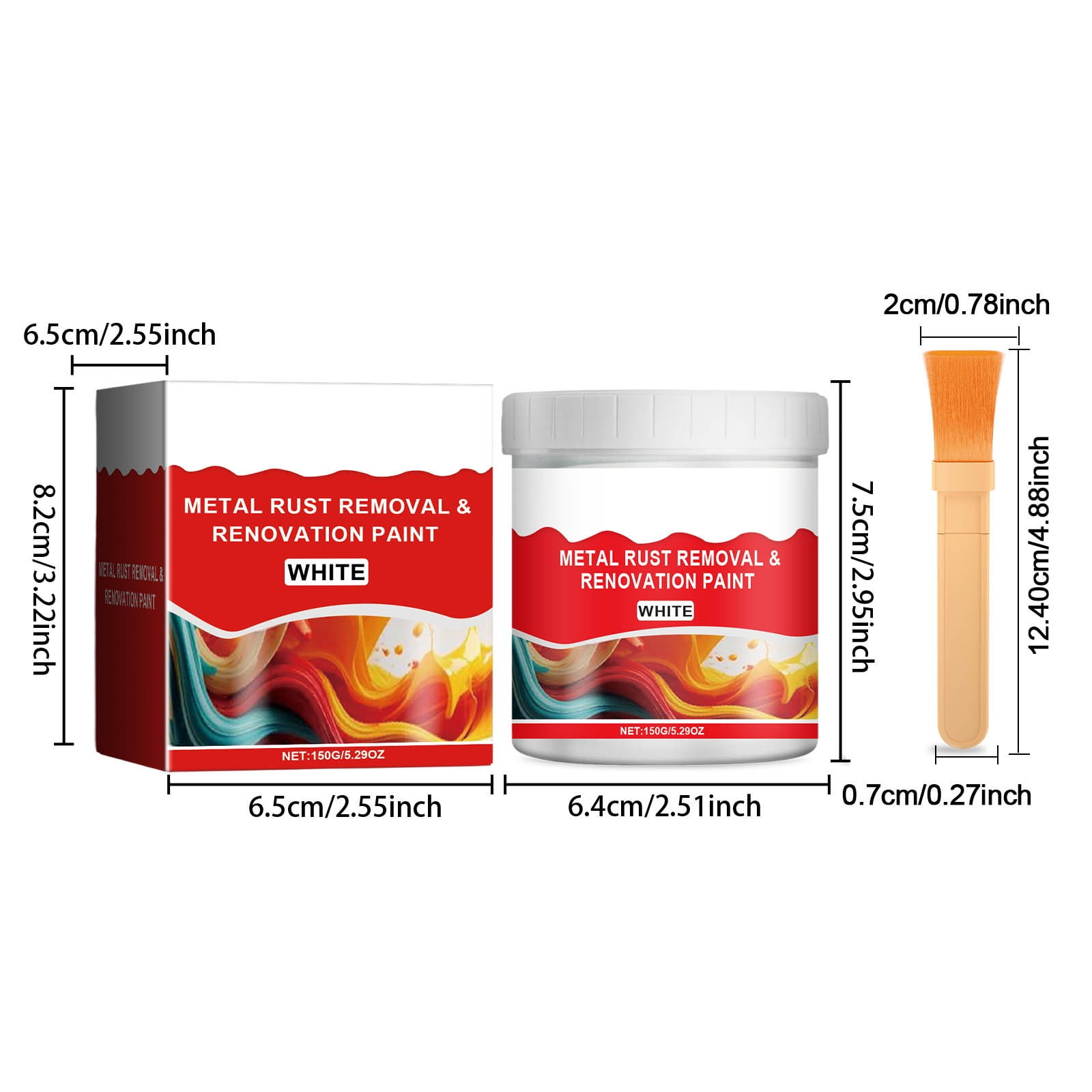 2-in-1 Rust Converter & Metal Primer Gloss, Rust Preventive Paint for ...