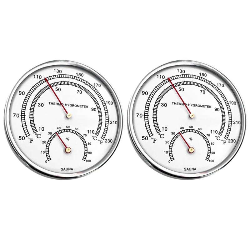 2 in 1 Sauna Room Thermometer and Hygrometer, Foldable Design for Sauna ...