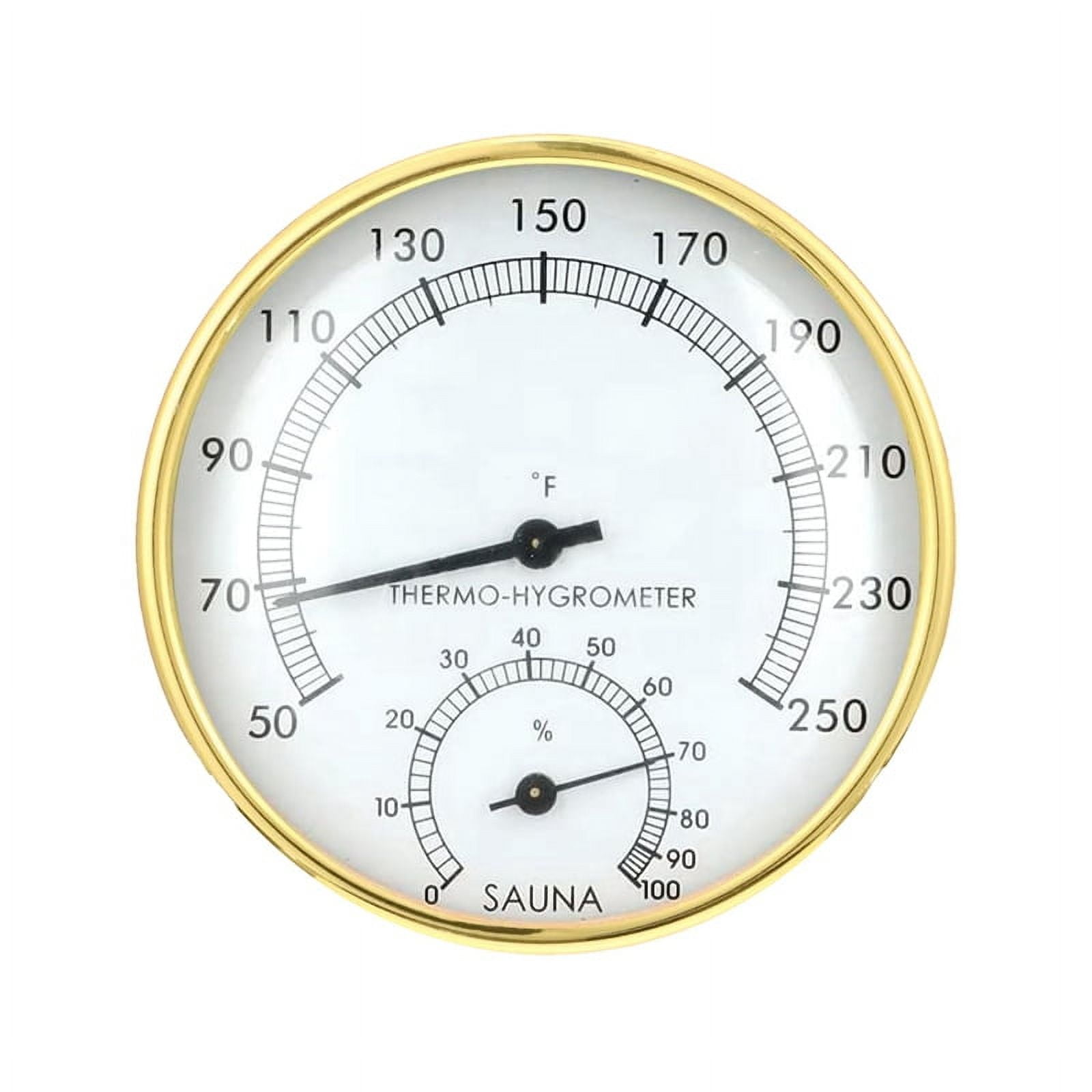 2 in 1 Sauna Thermometer Fahrenheit, Sauna Thermometer & Hygrometer ...