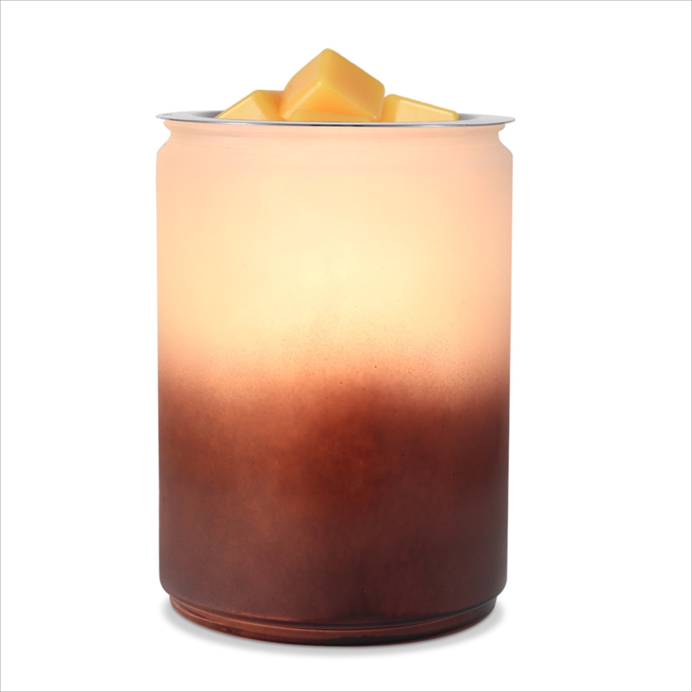 2-in-1 Scented Wax Melt Warmer and Essential Oil Diffuser - Warm Yellow ...