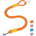 2-in-1 Seatbelt Leash & Walking Lead - Heavy Duty 70CM Nylon Rope Leash ...