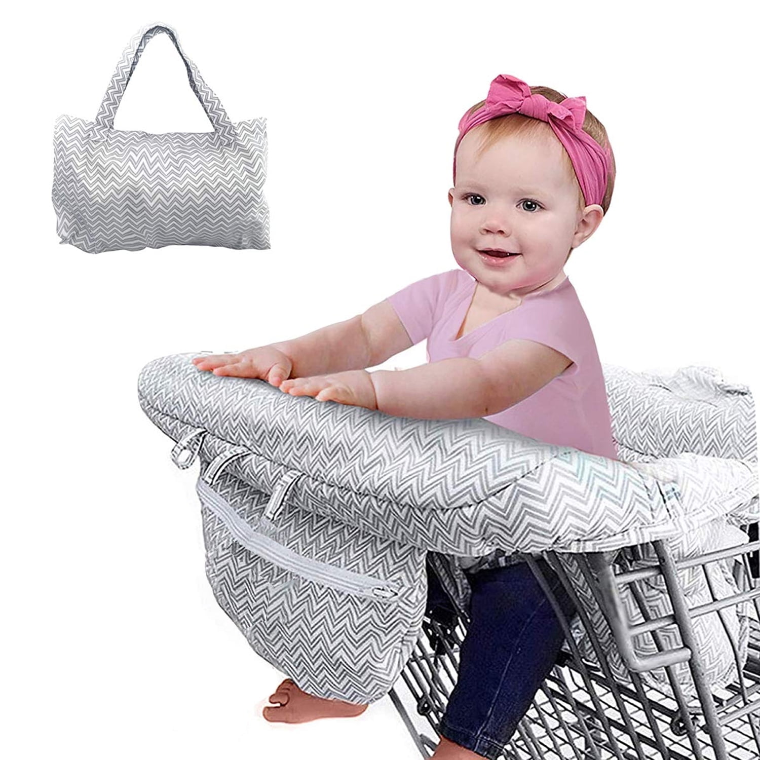 2-in-1 Shopping Cart Cover and Highchair Cover for Baby, Large Size ...