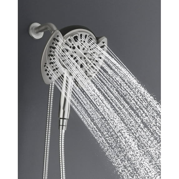 2-in-1 Shower with Handheld Combo: 2.5GPM Rainfall Shower & Detachable ...