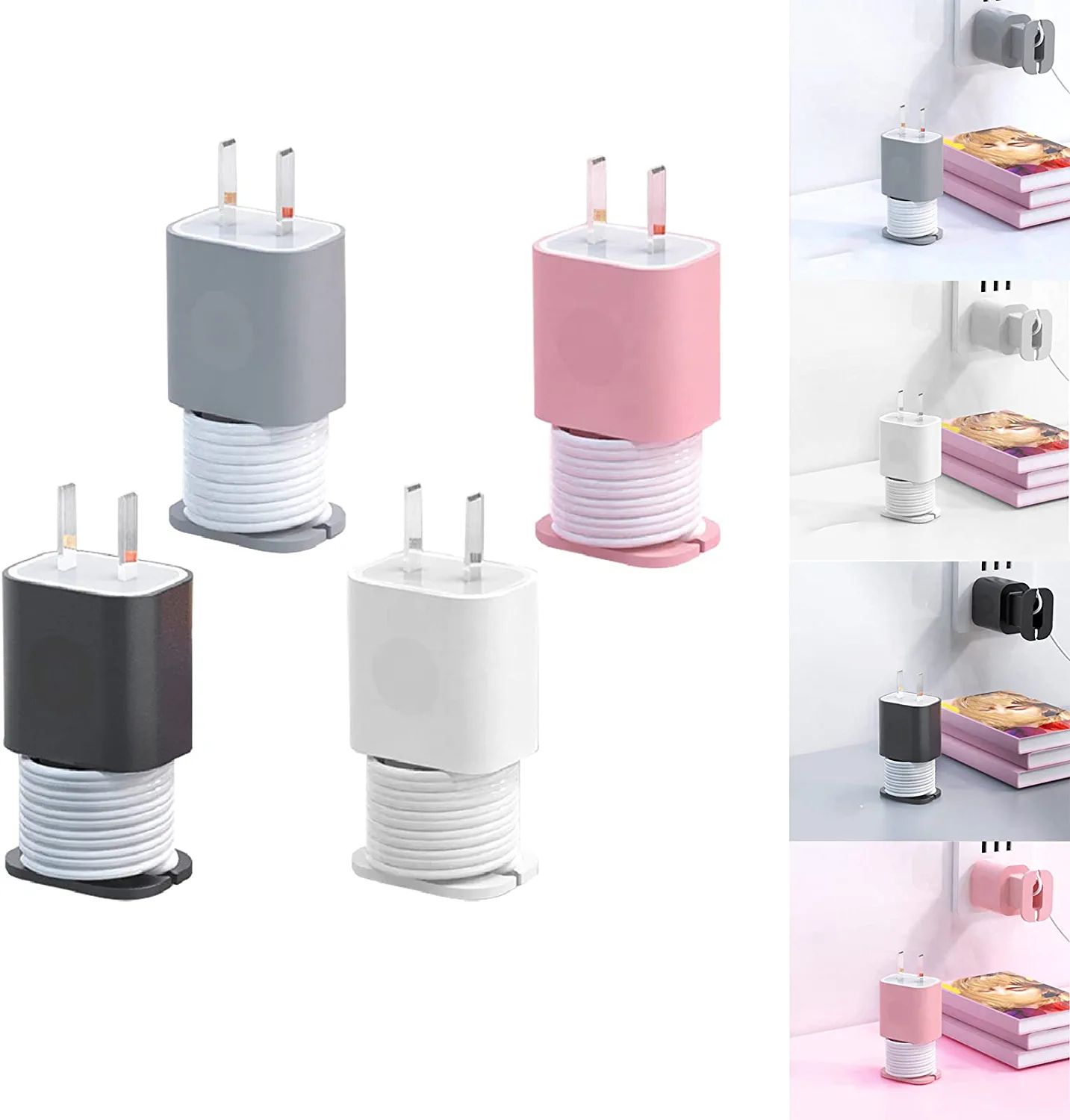 2 in 1 Silicone Charger Protector, 18/20W Data Cable Winder, Phone 11 ...