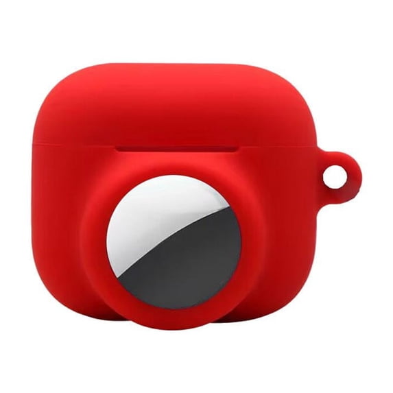 2-in-1 Silicone Protective Case, for AirPods4 Anti-Lost With Tracker ...