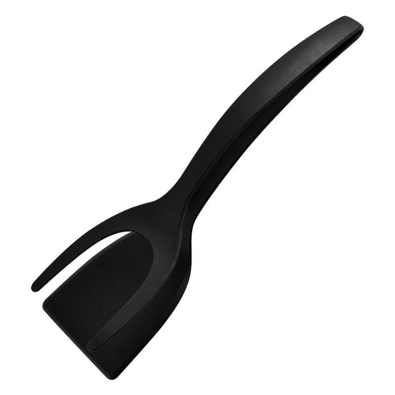 2-in-1 Silicone Turner and Spatula Tong – Egg Flipper, Versatile ...