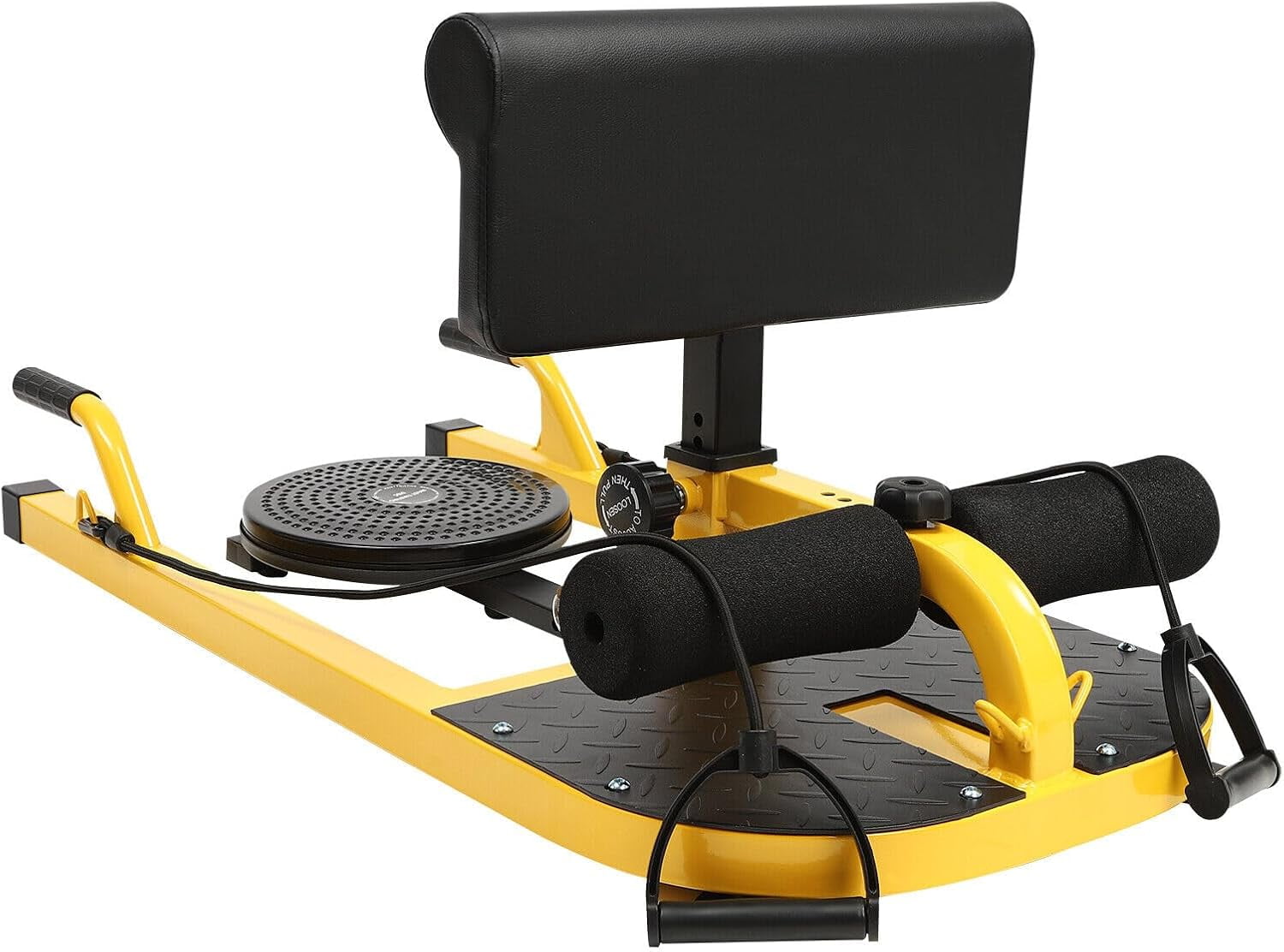 2-in-1 Sissy Squat Machine & Glute Machine, U-Shape Sit up Exercise Set ...