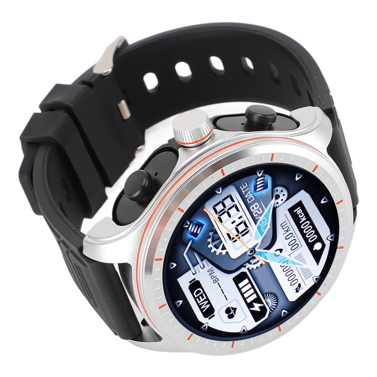 2,in,1 Smartwatch: Earbuds, 360 Display, Sports Modes Notifications ...