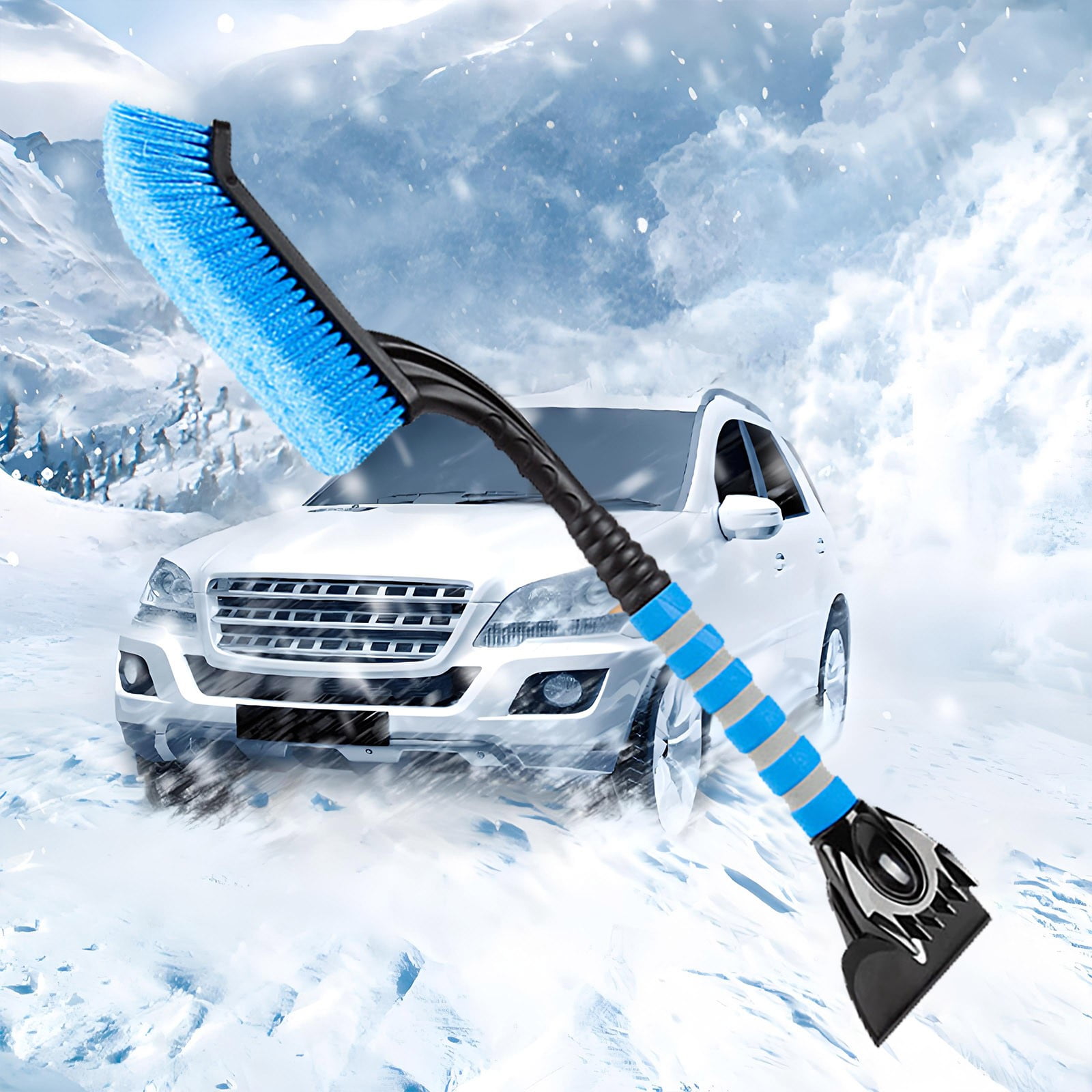 2 in 1 Snow Brush and Ice Scraper for Car Windshield Window Scraper ...