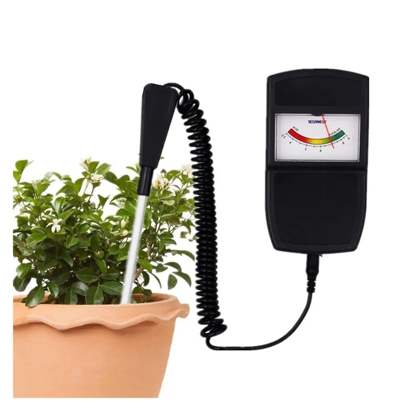 2-in-1 Soil PH Moisture Meter Soil Test Moisture Acidity Alkalinity ...