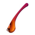 2 in 1 Stainless Steel Fork Spoon Long Handle Dessert Spoons Fruit ...