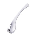 2 in 1 Stainless Steel Fork Spoon Long Handle Dessert Spoons Fruit ...