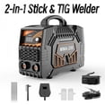 2-in-1 Stick & TIG Welder - 110V Household Compatible, 250A Adjustable ...