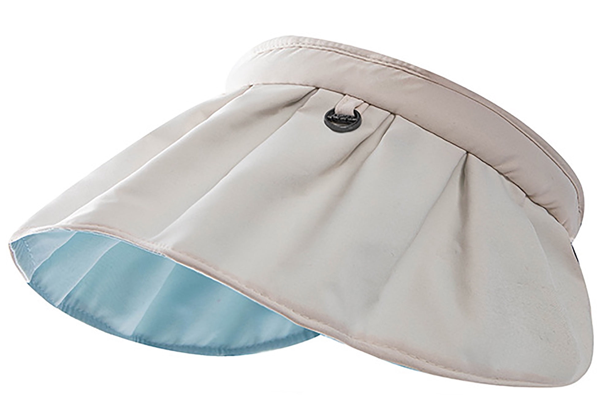 2 in 1 Sun Visor Hats Headbands for Women Summer Wide Brim Roll-Up ...