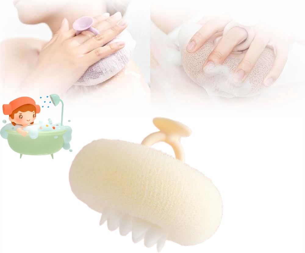 2-in-1 Sunflower Bath Ball，2025 Upgraded Super Soft Sunflower Suction ...