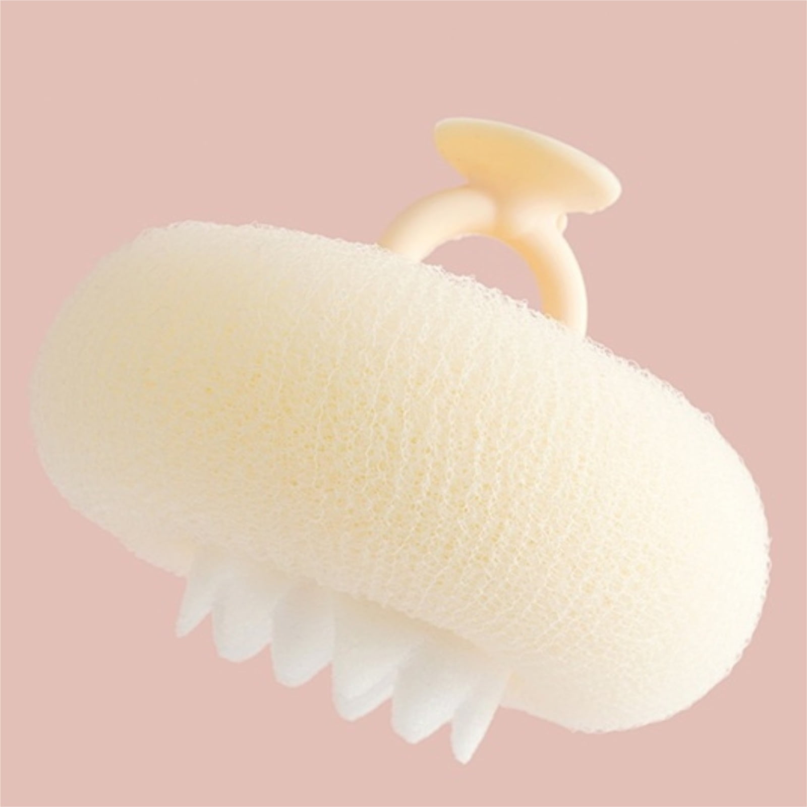 2-in-1 Sunflower Shower Sponge with Suction Cup, Soft Exfoliating Bath ...