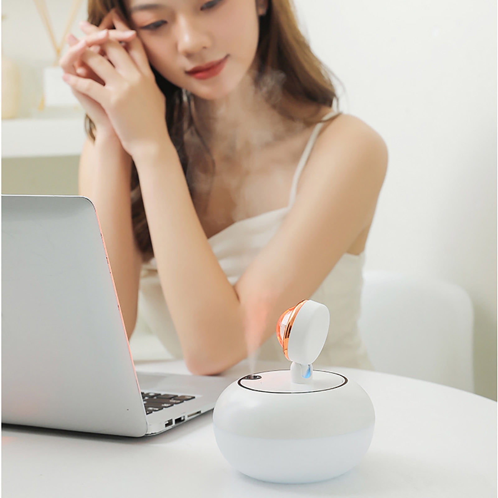2-in-1 Sunset Lamp Humidifier with 360Â° Rotating Projector, 300ml ...