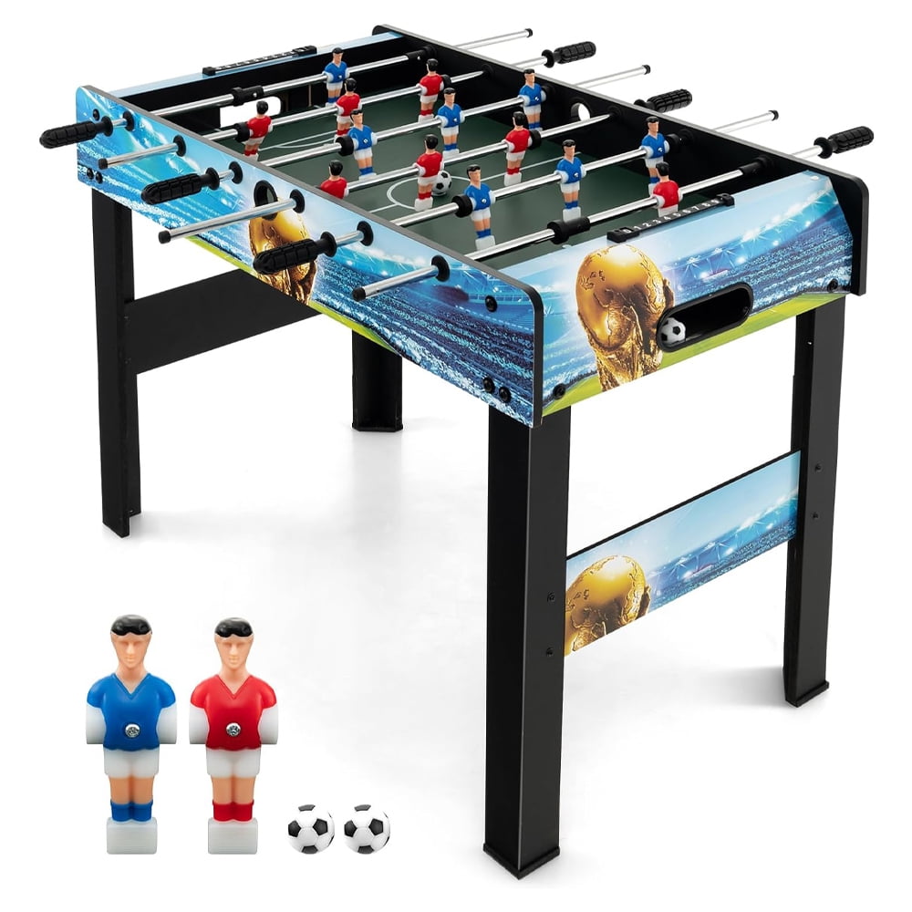2-in-1 Tabletop Foosball Table, Freestanding Soccer Game Table with ...