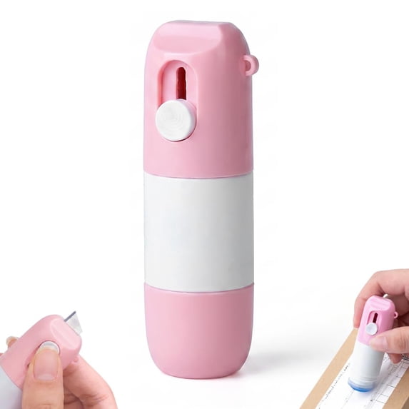 2-in-1 Thermal Paper Eraser Pen & Box Cutter,Water-Based Thermal Label ...